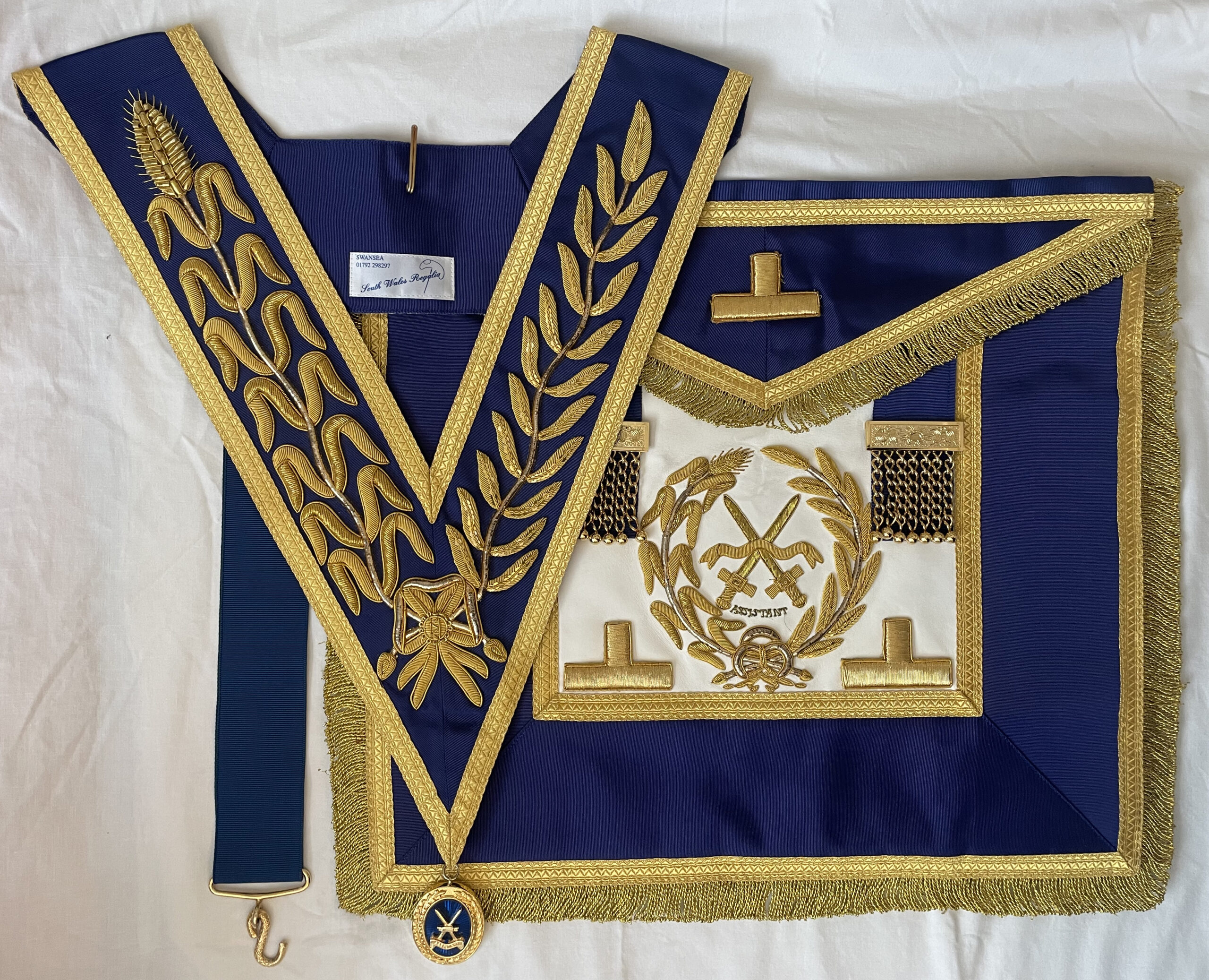 Past Assistant Grand Director of Ceremonies dress regalia set. Appears ...